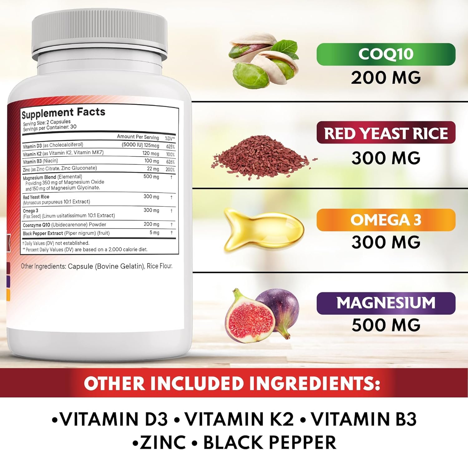 NEW AGE COQ10 200mg Red Yeast Rice Review - One Stop Supplements